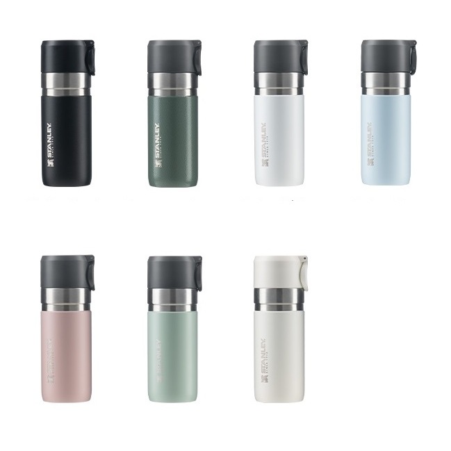 [Stanley] Slim Go Bottle 370ml / 7 Colours / Matte Black / Hammer-Tone ...