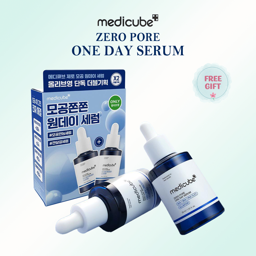 Medicube Zero pore One Day Serum ดับเบิ้ล 30มล. ลดขนาดรูขุมขน | Shopee Thailand