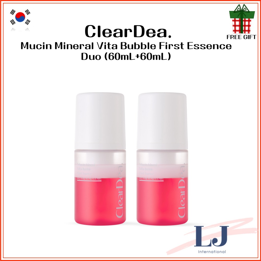 เคลียร์ดีเอ Mucin Mineral Vita Bubble First Essence Duo (60mL+60mL ...