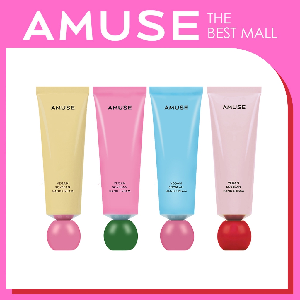 AMUSE Vegan Soybean Hand Cream 50ml ครีมบำรุงมือจากถั่วเหลือง อุดมด้วย ...