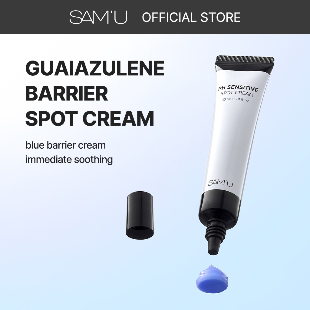 SAM'U PH Sensitive Spot Cream 30ml, การเพิ่มประสิทธิภาพเกราะป้องกันผิว, ครีมบํารุงผิวสําหรับผิว ...