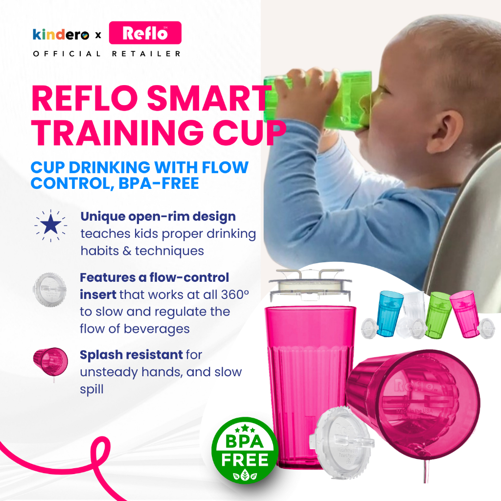 Reflo Smart Training Cup - สอนถ้วยดื่มแบบเปิดถ้วยพร้อมระบบควบคุมการไหล ...
