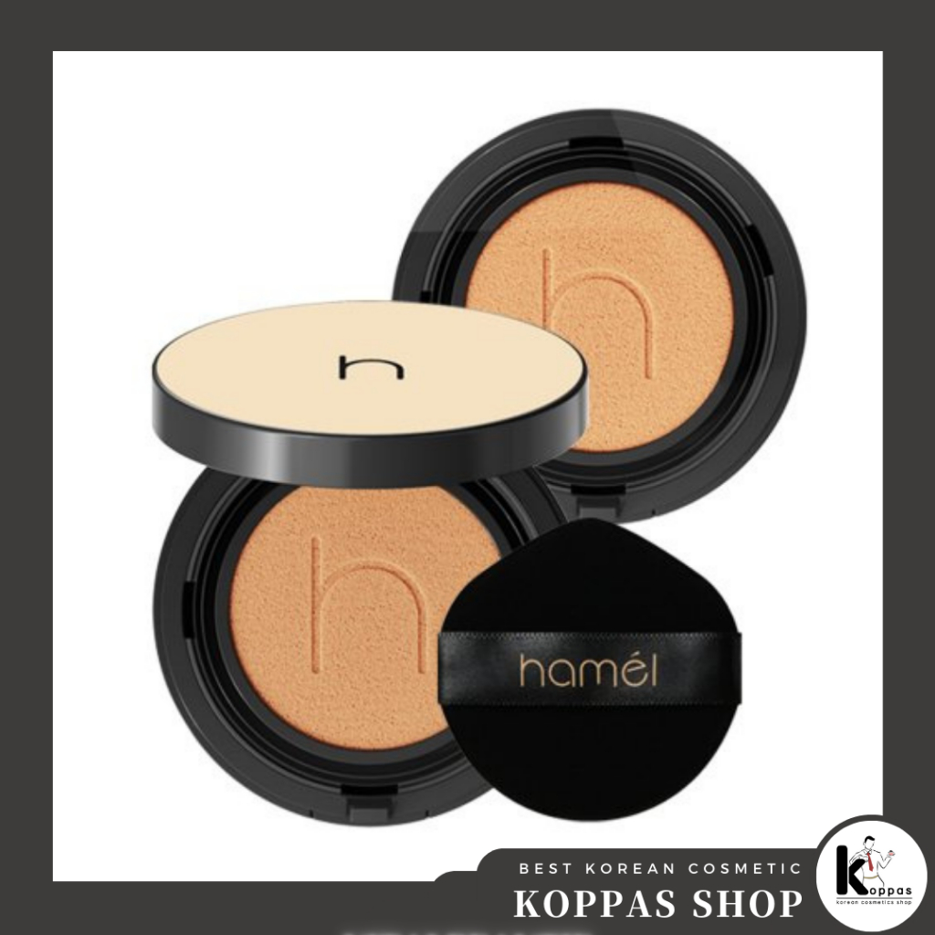 [HAMEL] Vegan Aqua Glow Zero Fit Cushion SPF 50 + PA ++++ 12 กรัม + 12 ...