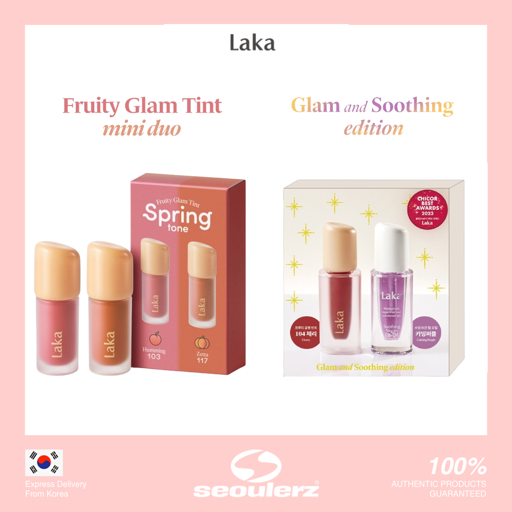 [LAKA ] Fruity Glam Tint mini duo 6 ประเภท | Shopee Thailand