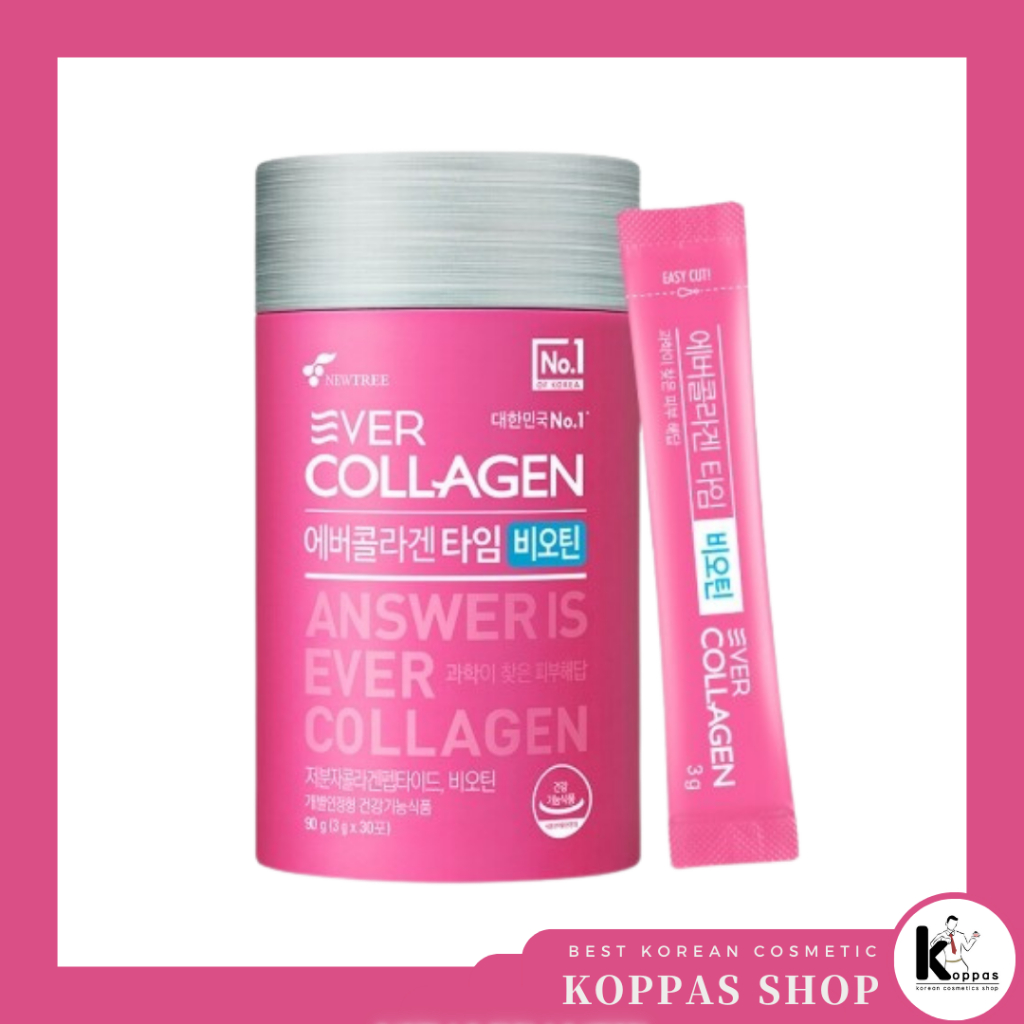 [EVER Collagen] Time Biotin (3g x 30ea) | Shopee Thailand