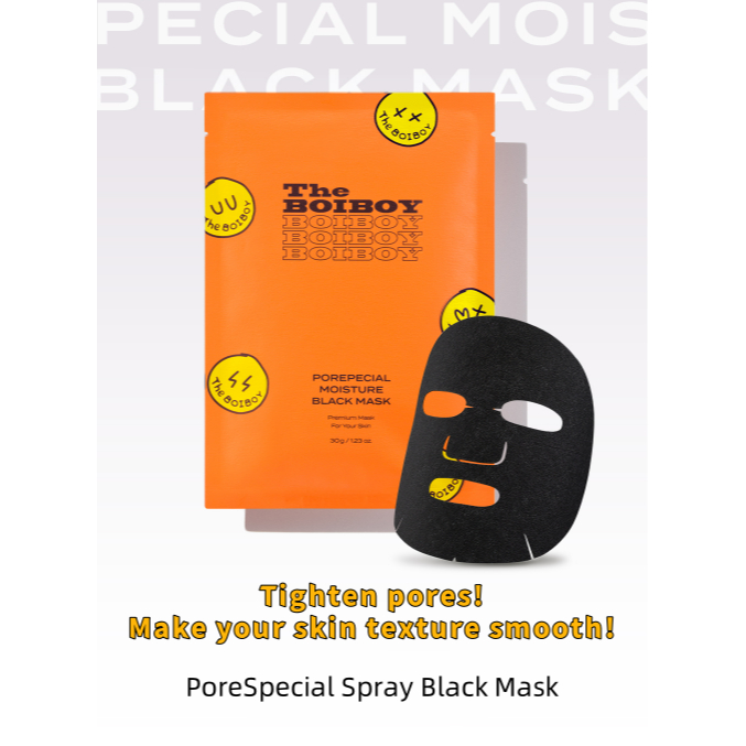 [The Boi Boy] Pore Special Splash Black Mask (6 แผ่น) | Shopee Thailand