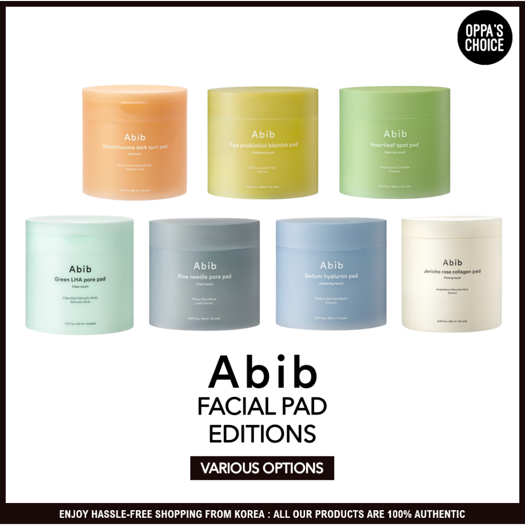 [ABIB] Abib FACIAL TONER PAD EDITIONS (ตัวเลือกการเปลี่ยนแปลง ARE ...