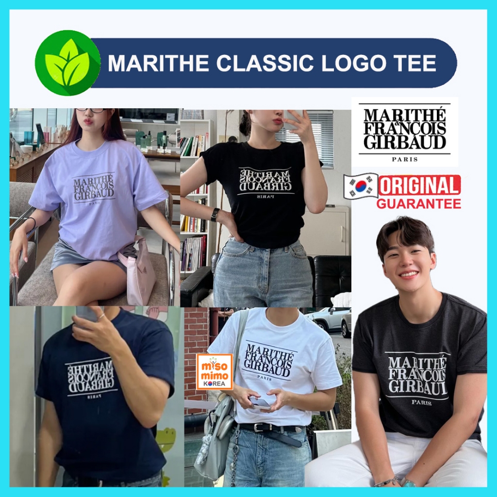 ️แท้ / พร้อมส่ง ️ Marithe CLASSIC LOGO TEE T Shirt ของแท้ 100% | Shopee Thailand