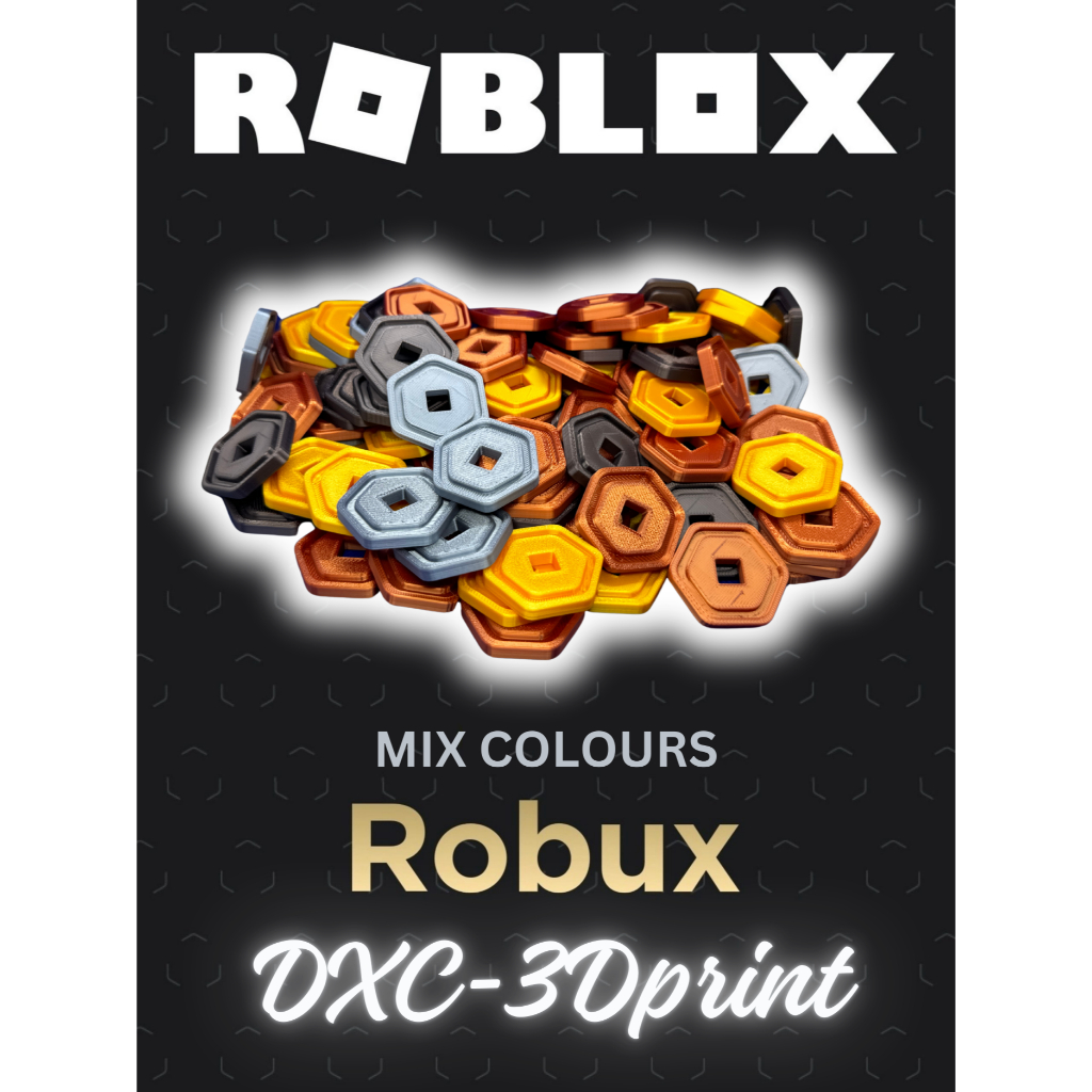 Roblox Exclusive 三维-ของเล่น Robux พิมพ์เหมาะสําหรับเด็กๆของคุณนักสะสม ...
