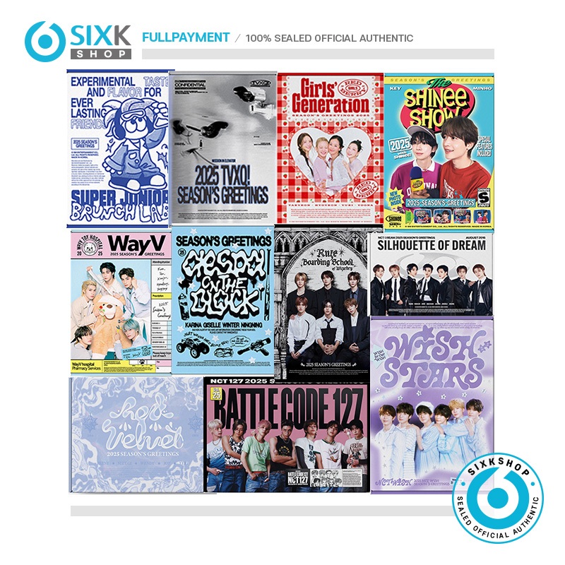SM Artist 2025 Season's Greetings TVXQ, Super Junior, Girls' Generation ...