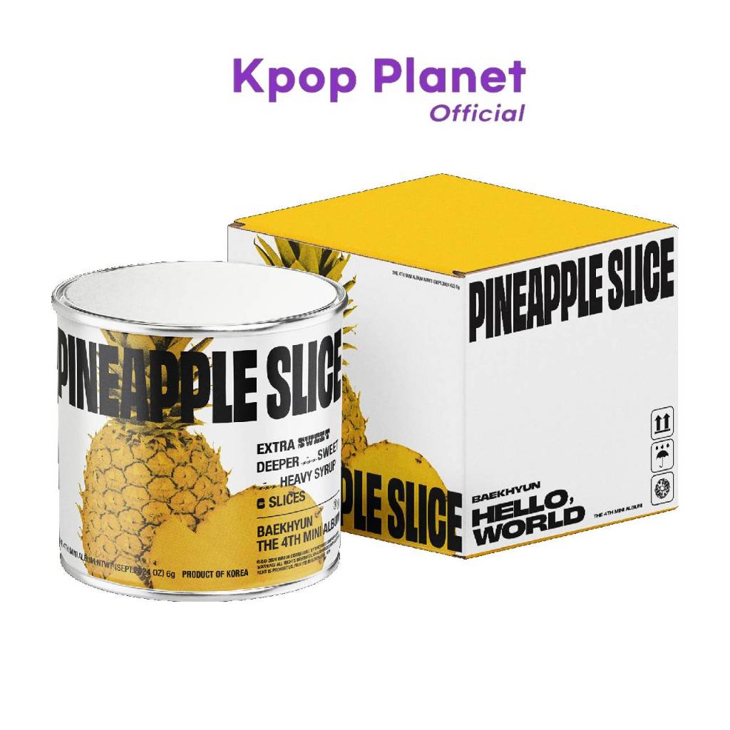 [Pineapple ver.] EXO BAEKHYUN - 4th Mini Album [Hello, World] | Shopee Thailand