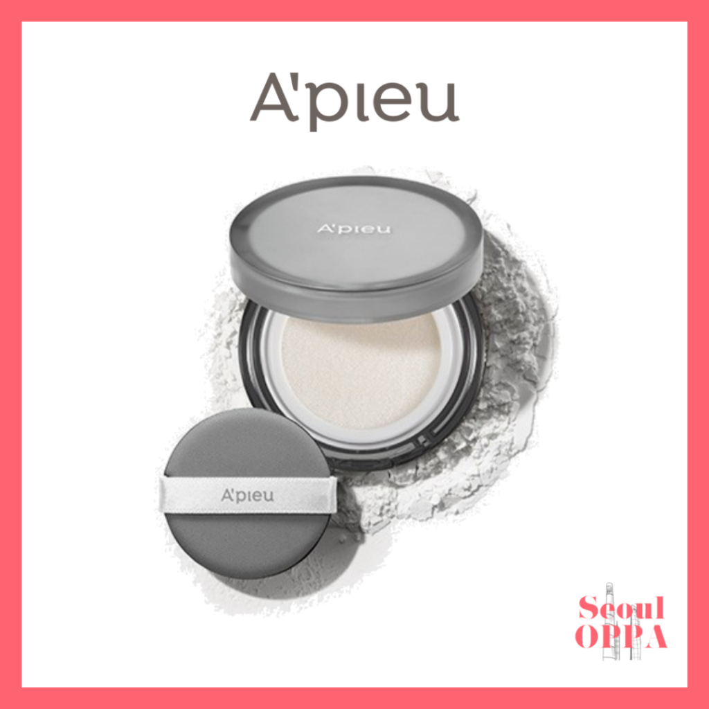 [A'pieu] Waterlock Finisher Super Velvet 13g Apieu แป้ง แป้งคุมมัน No Sebum Powder คุชชั่น ...