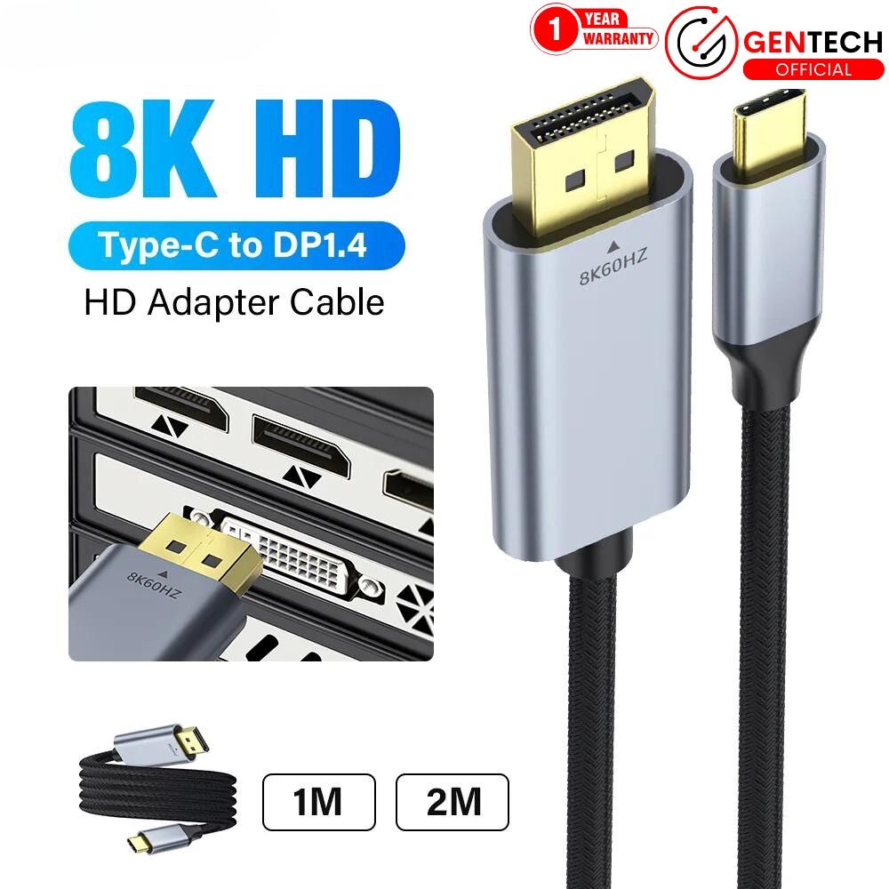 (SG) สาย USB-C to Displayport สูงสุด 4K ที่ 60Hz - เข้ากันได้กับ ...