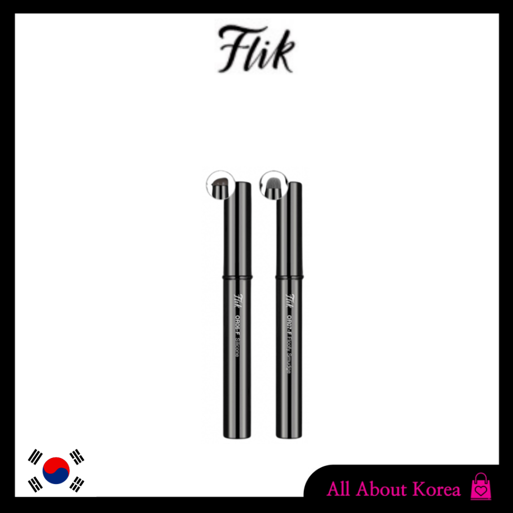[FLIK]Silicone Lip Brush & Floffy Lip Brush Set, ชุดแปรงลิปซิลิโคน ...