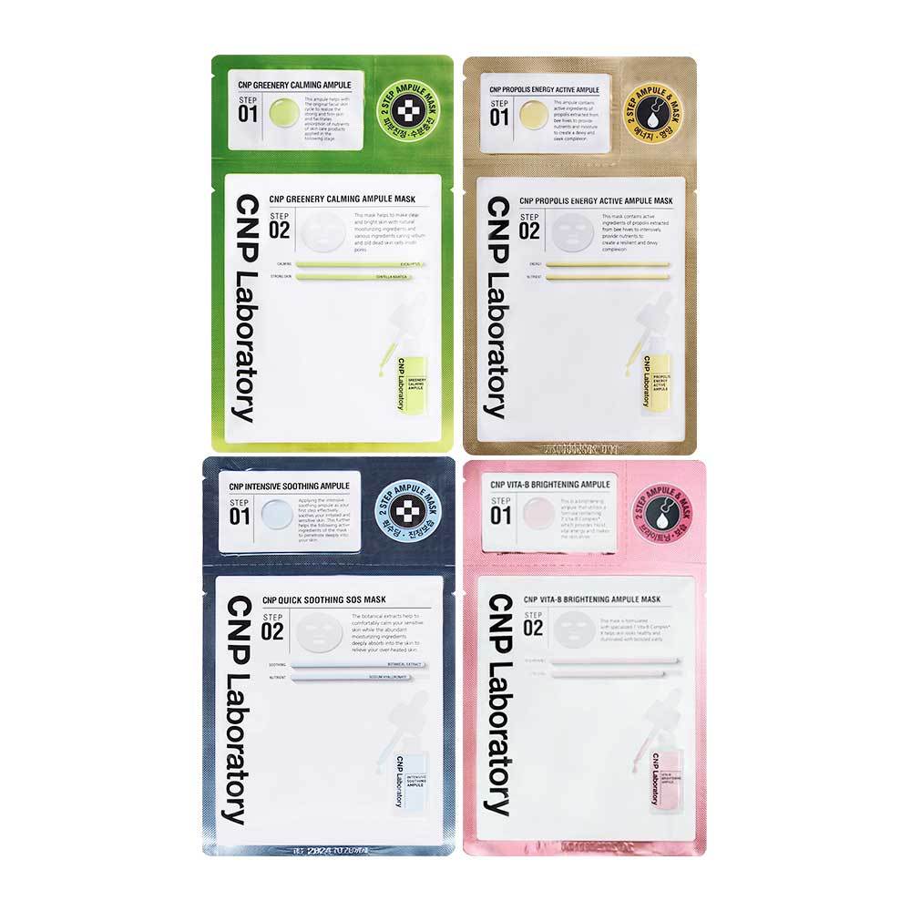 [CNP Laboratory] Ampule 2step Mask pack / 5 แผ่น | Shopee Thailand