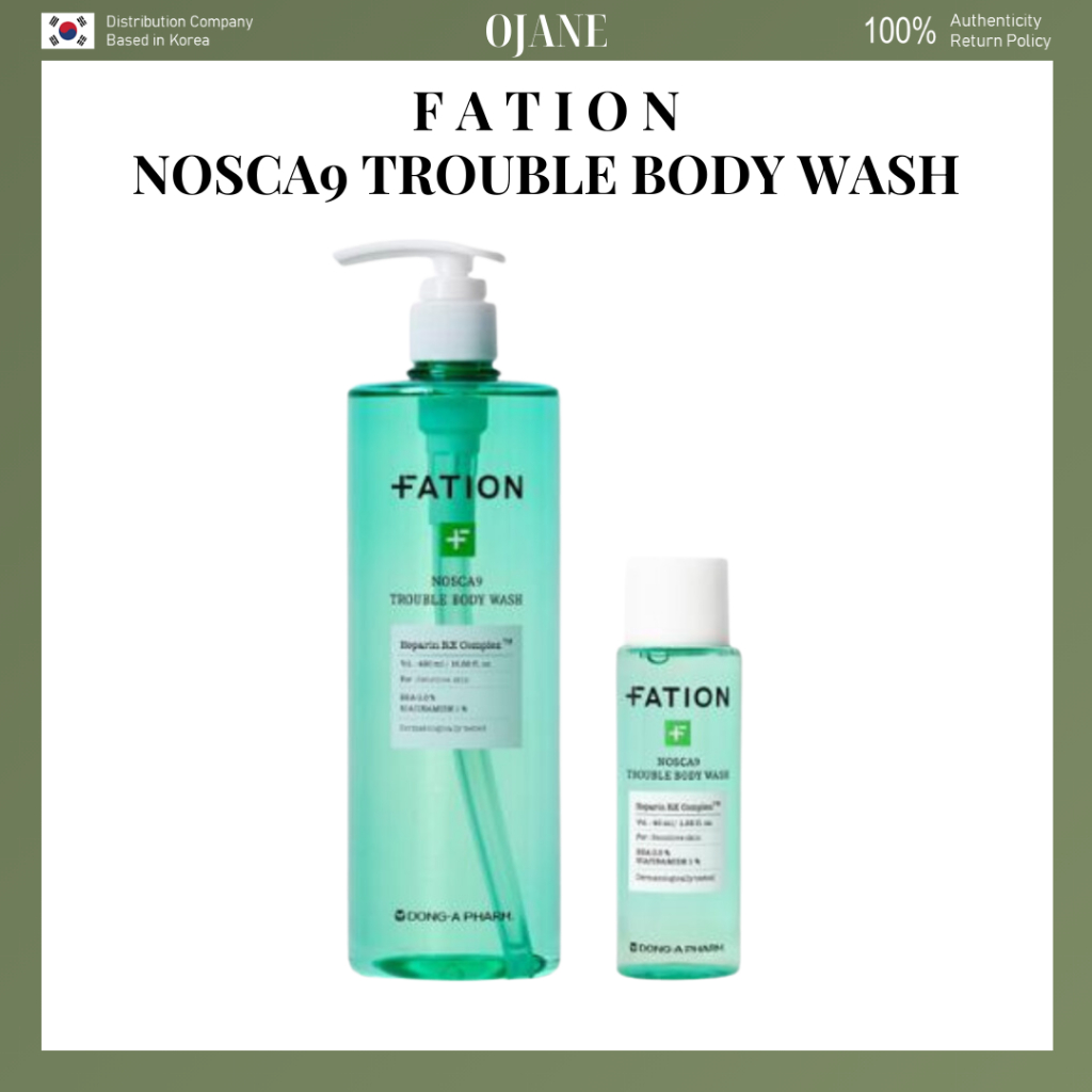 [FATION] Nosca9 Trouble Body Wash 490mL+40mL | Shopee Thailand