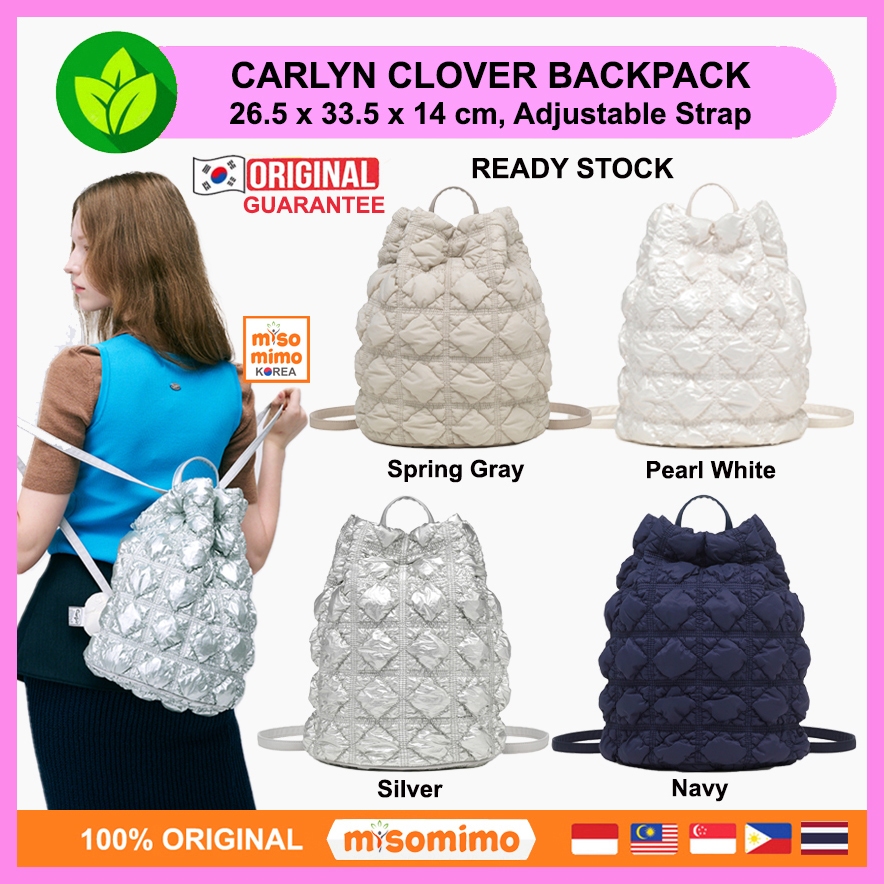 ️แท้ / พร้อมส่ง ️ Carlyn CLOVER BACKPACK ของแท้ 100% | Shopee Thailand