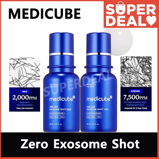 [Ready Stock] Medicube Zero One Day Exosome Reedle Shot 2000, 7500 PPM ...