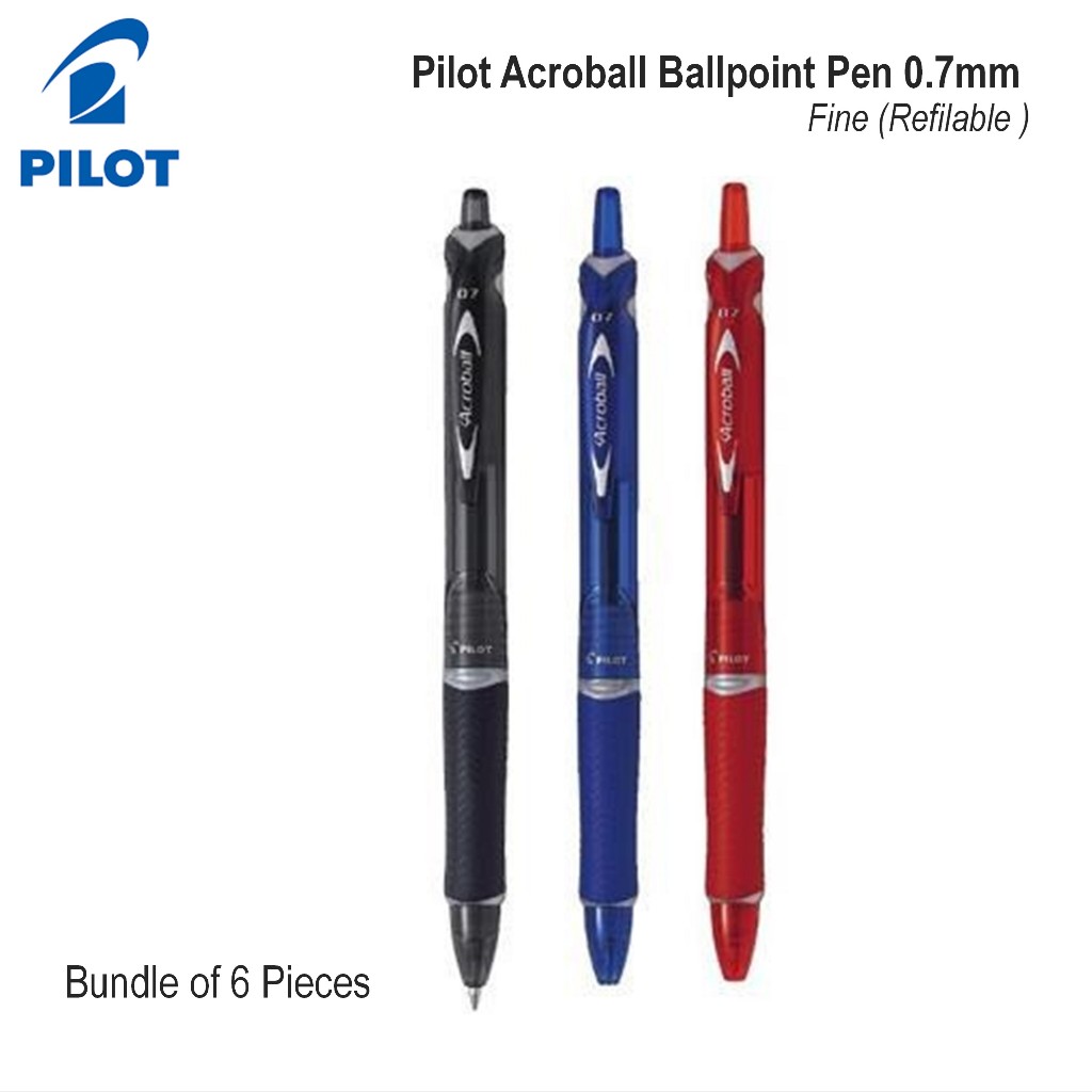 ปากกาลูกลื่น Pilot Acroball Fine 0.7mm BAB-15F | Shopee Thailand