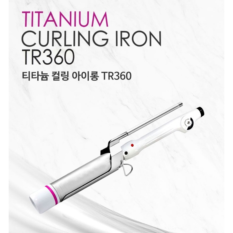 Create TITANIUM CURLING IRON TR360 / Long Hair Wave / Self-Styling ...