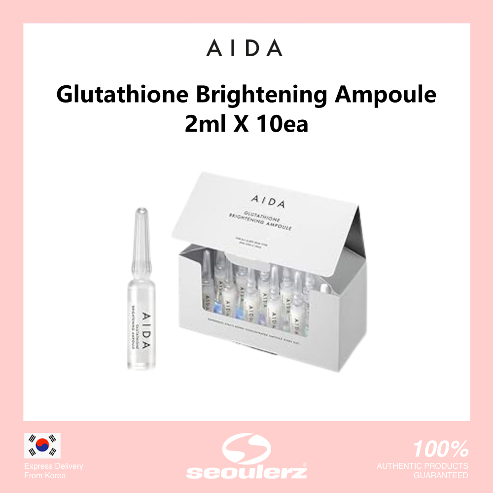 [AIDA Cosmetic] Glutathione Brightening Ampoule 2mlX10ea | Shopee Thailand