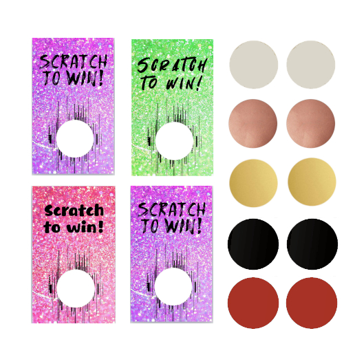 Diy Scratch off Scratch to Win Card 20 ชิ้น เปิดเผยข้อความที่ซ่อนอยู่ ...