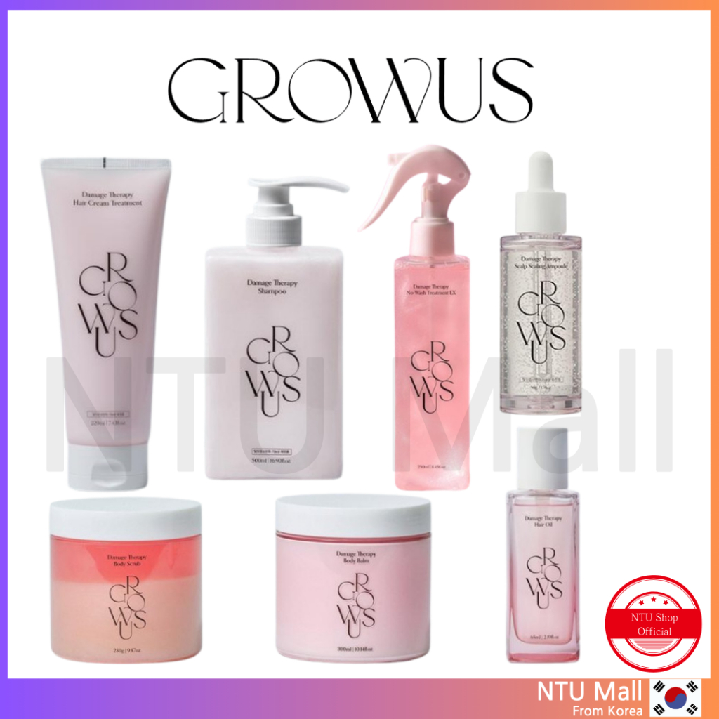 [GROWUS] Damage Therapy Collection / No-wash Treatment EX / Shampoo / Scalp Scaling Ampoule ...