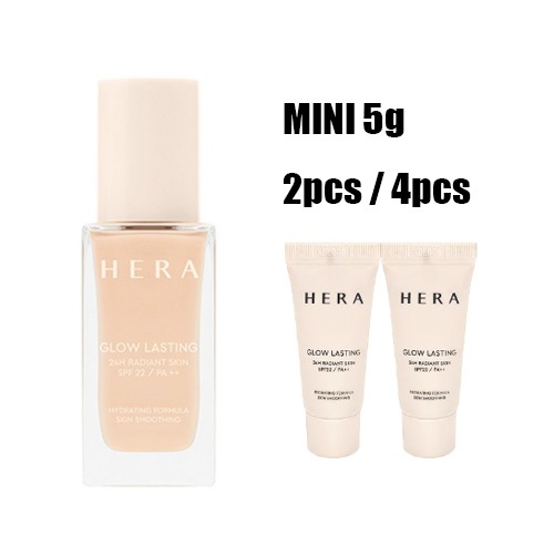 [HERA] Glow LASTING 24H RADIANT SKIN FOUNDATION SPF 22/PA++ mini ขนาด ...