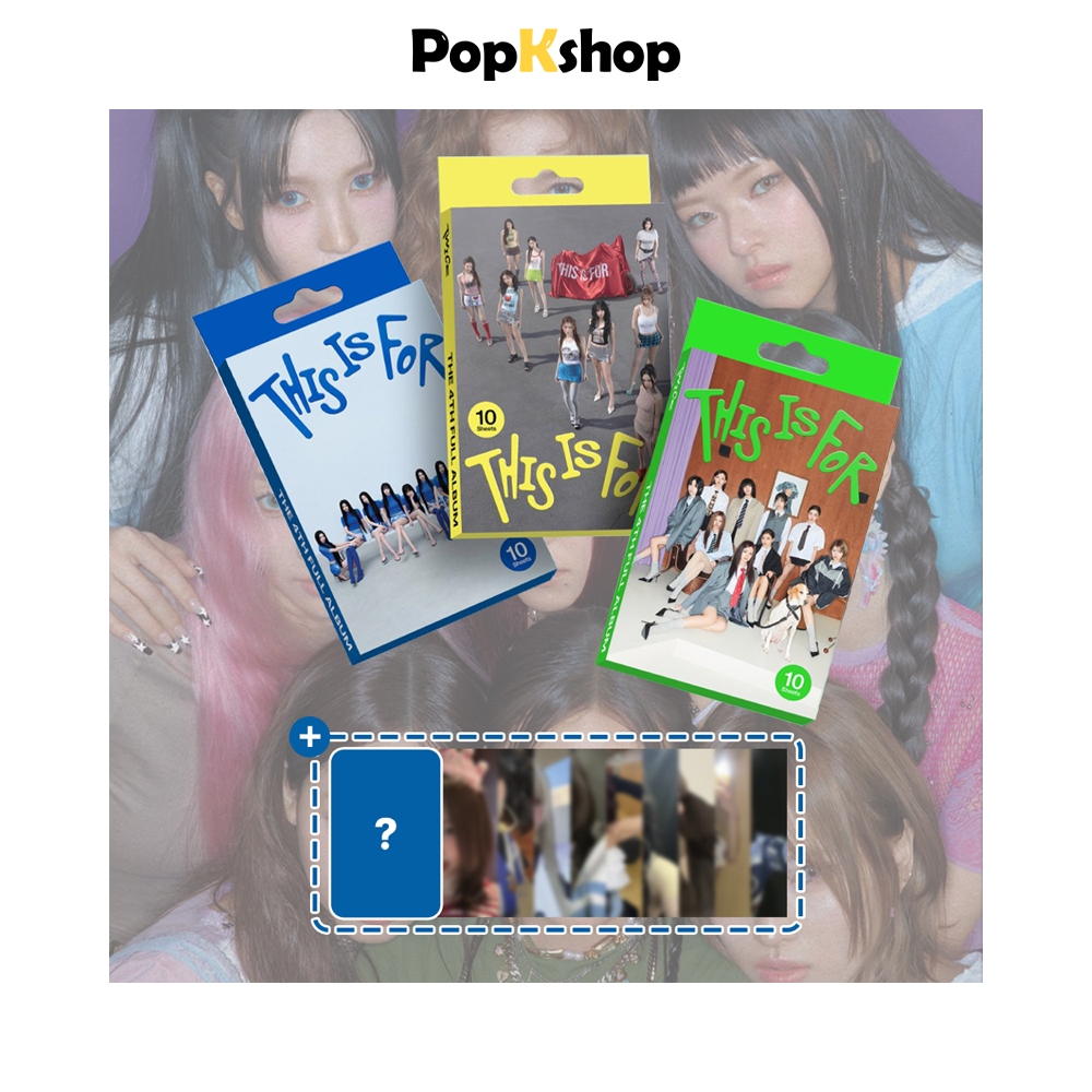 [3 SET] TWICE 4th Full Album [ THIS IS FOR ] POLAROID Ver | Shopee Thailand