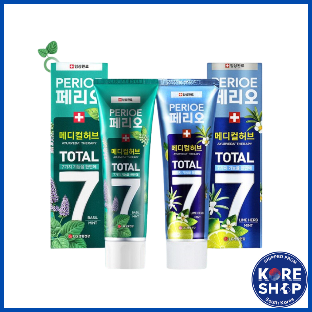 [Perioe] Total 7 Medical Herb Toothpaste 100g (มะนาวสมุนไพรมิ้นต์ ...