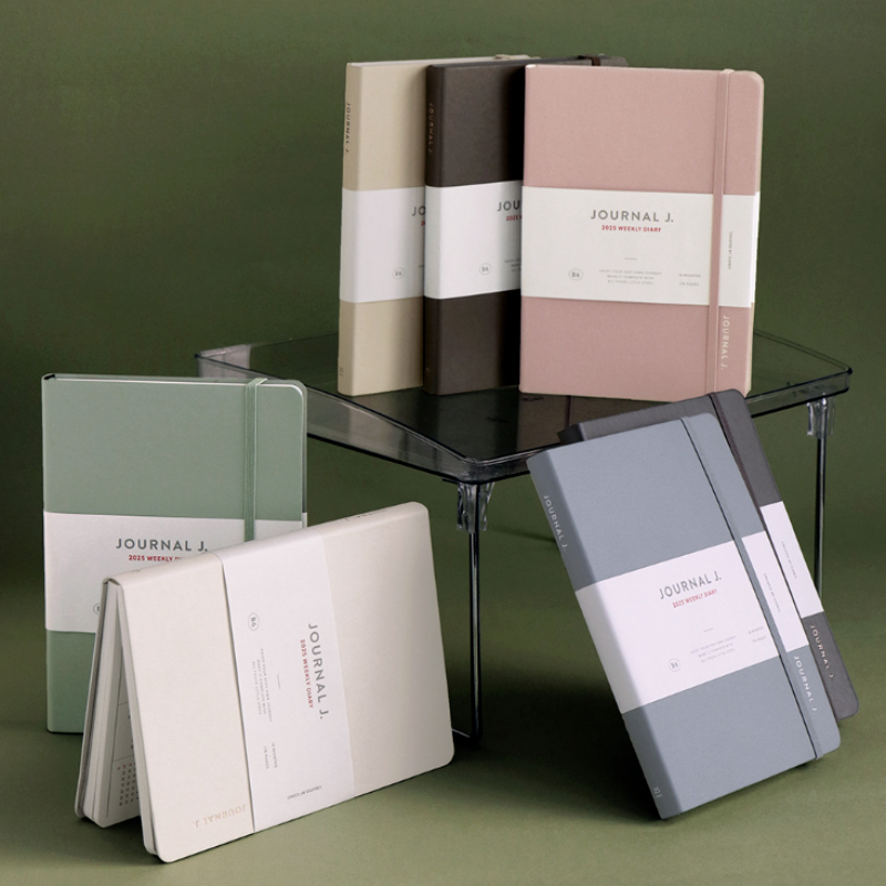 [KOREA] 2025 J Diary Weekly B6 Planner 6type Portable Memo Notepad ...