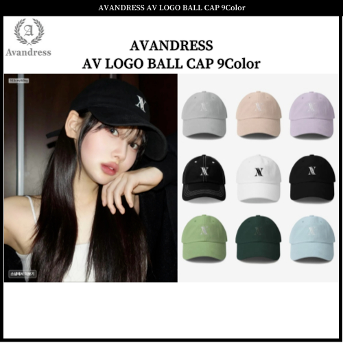 AVANDRESS AV LOGO BALL CAP 9 สี | Shopee Thailand