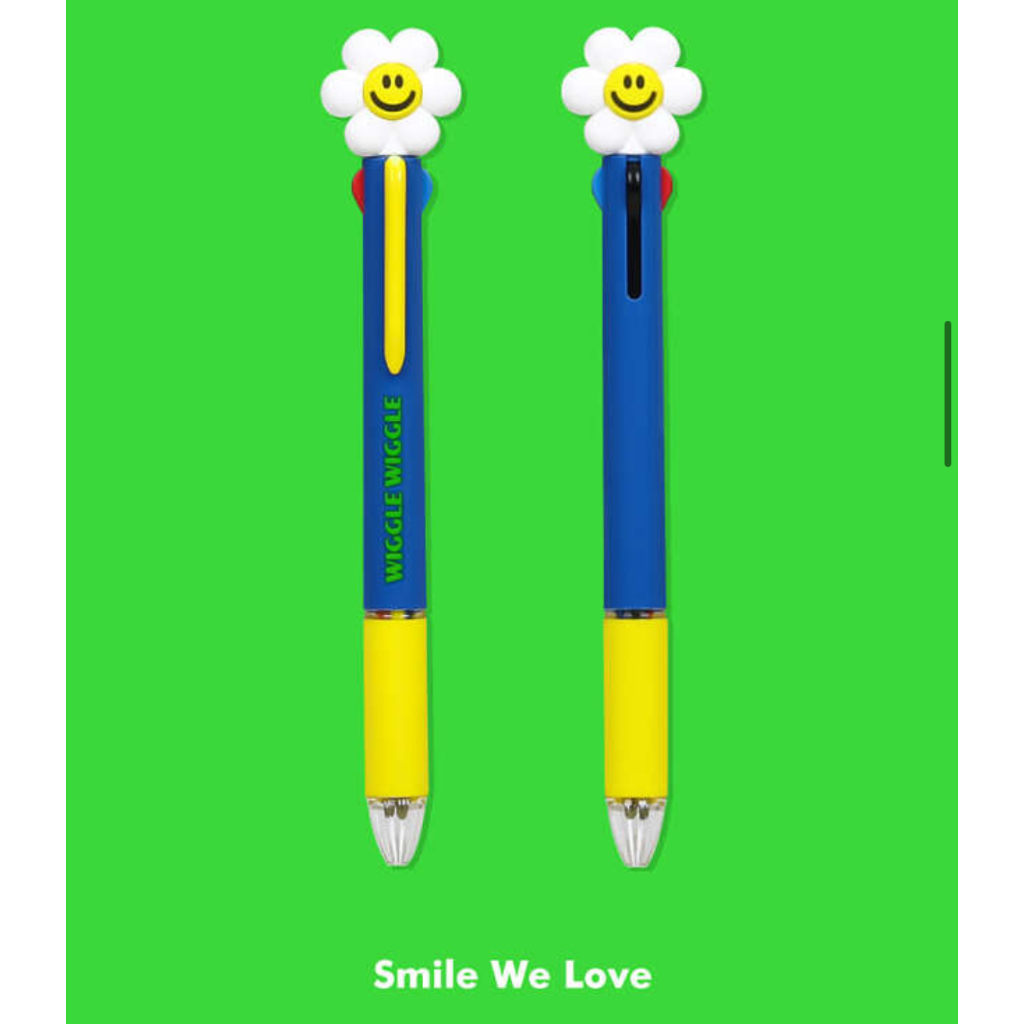 [Wiggle Wiggle] FIGURE MULTI 4 COLOR BALL PEN -Smile We Love | Shopee ...