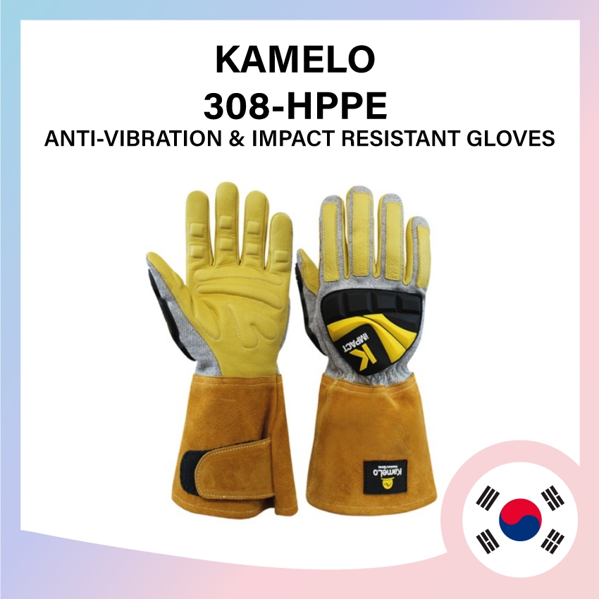Kamelo 308-HPPE ANTI-VIBRATION & IMPACT RESISTANT GLOVES | Shopee Thailand