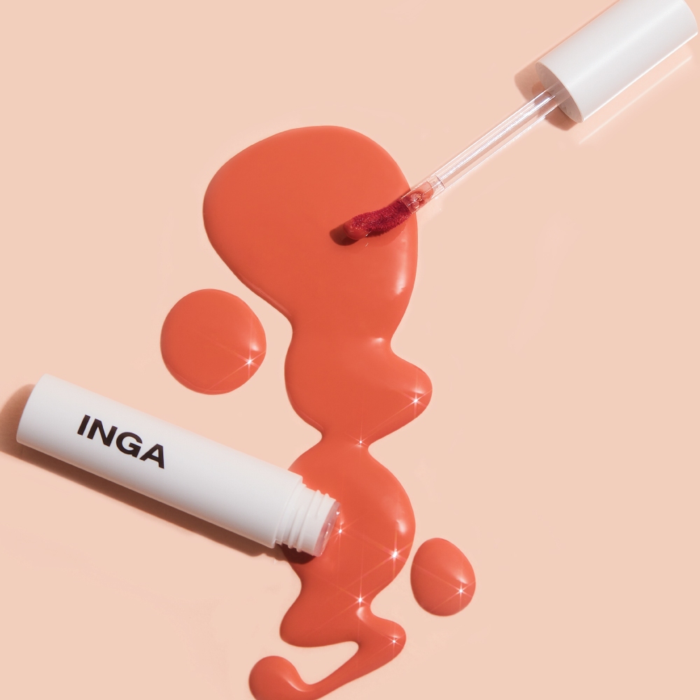 Inga Glassy Water Glow Lip Tint (SNOWY/ GLASSY_13 สี) | Shopee Thailand