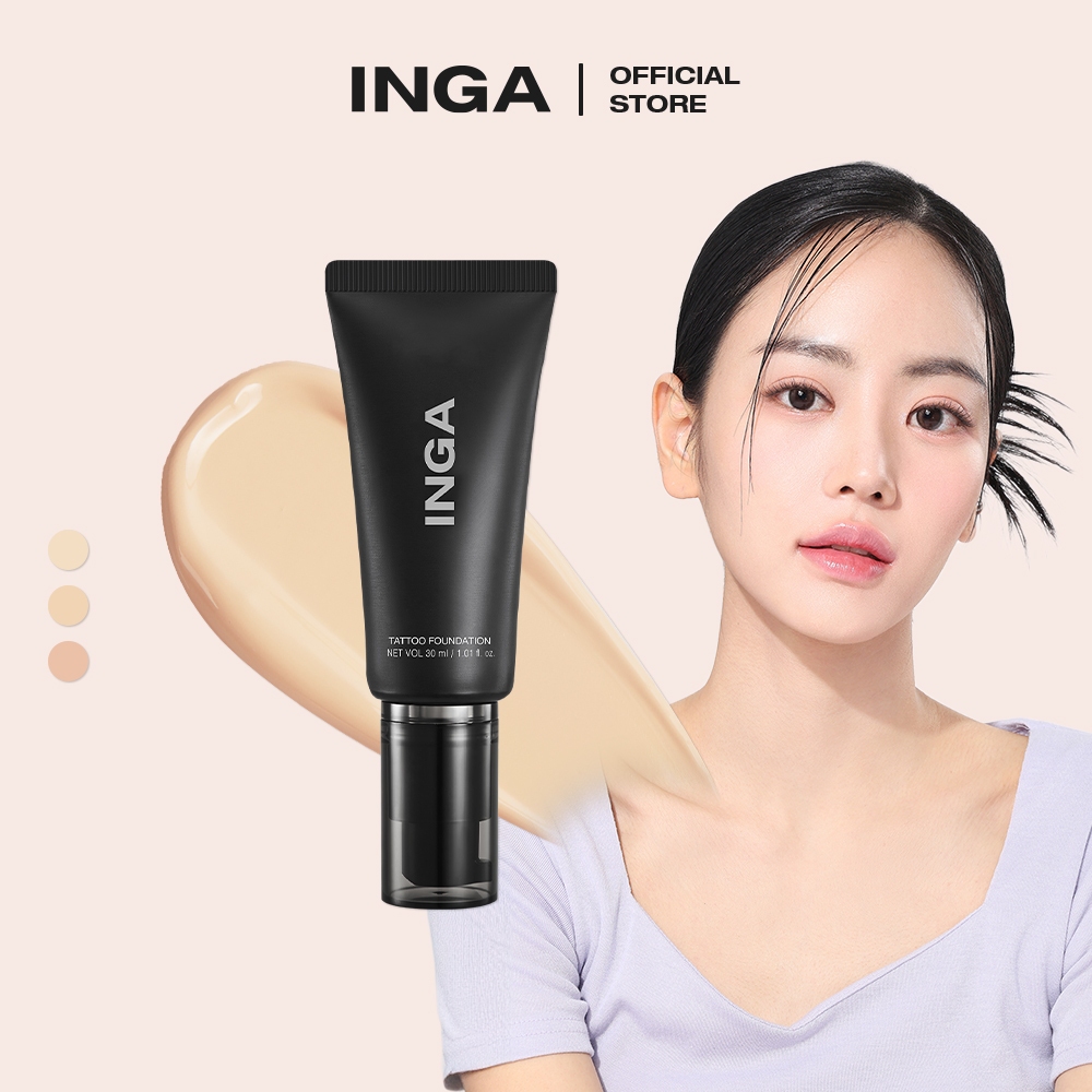 INGA Tattoo Foundation (3 colors) อิงกา แทททู ฟาวน์เดชัน | Shopee Thailand