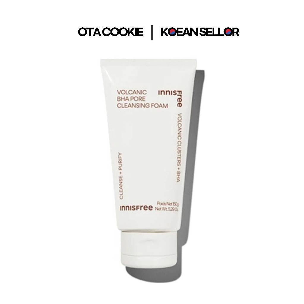 Innisfree Jeju Super Volcanic BHA pore Cleanser Foam 150g | Shopee Thailand