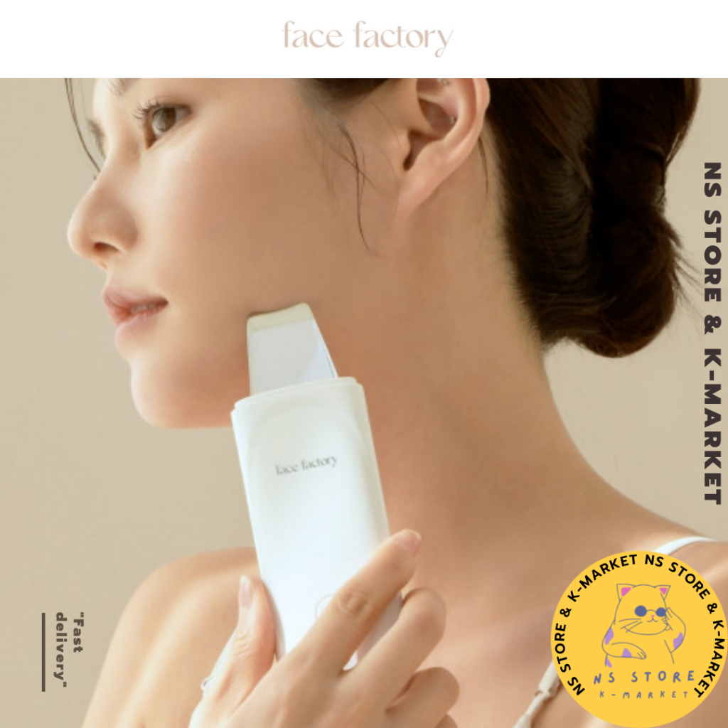 FACE FACTORY อุปกรณ์ลอกผิว Aqua Zero #ขัดผิวหน้า #กำจัดความมันและสิวหัวดำ | Shopee Thailand