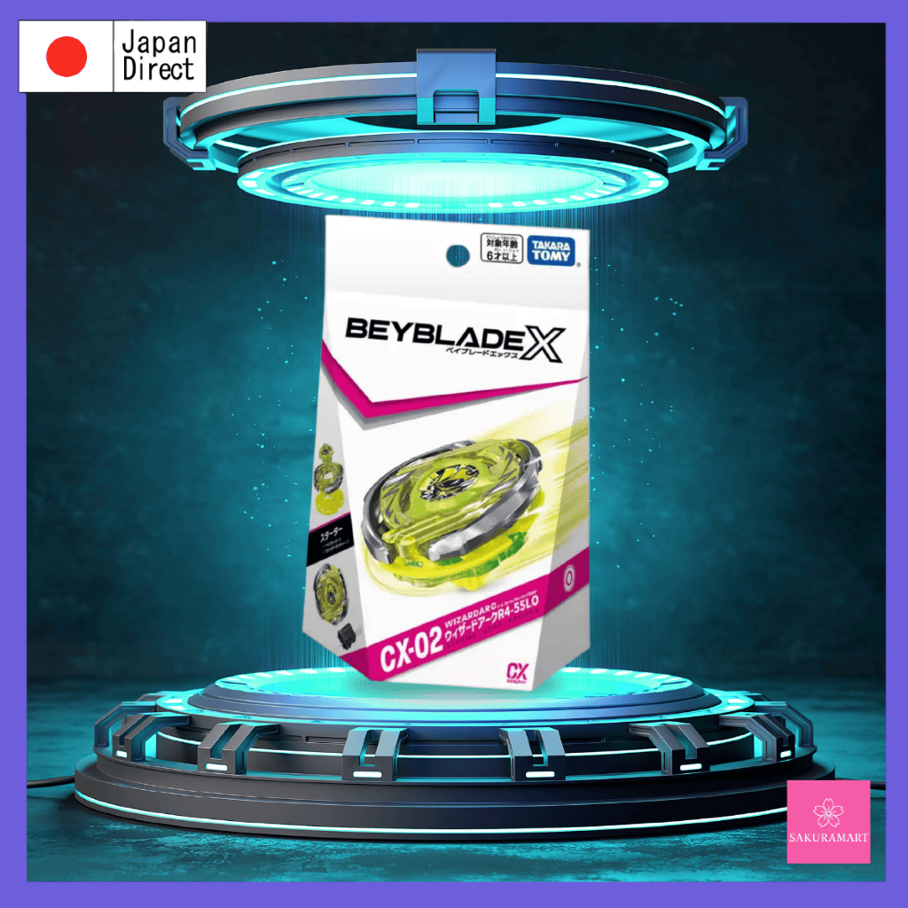 Beyblade X CX-02 Starter Wizard Arc R4-55LO – Official Takara Tomy ...