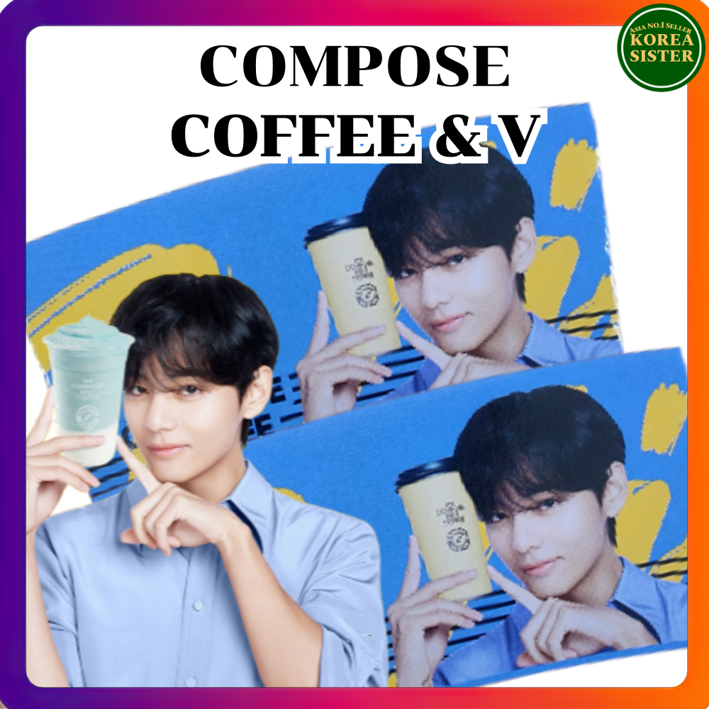 Bts Compose Black edge coffee 16g(10 แท่ง x 1.6g), 32g(20แท่ง x 1.6g ...