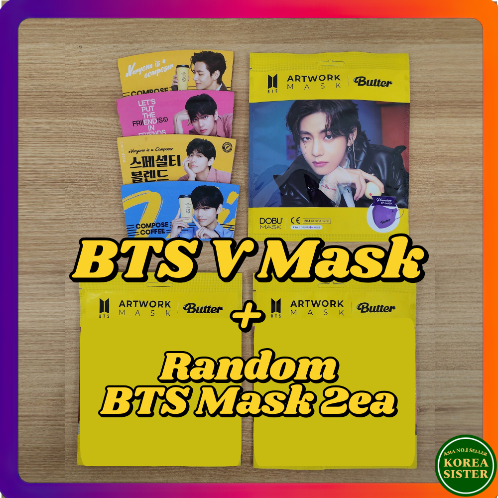 Bts Art Work Mask Butter Edition 45g(3ea X 15g) / เกาหลี / RM / Jin ...