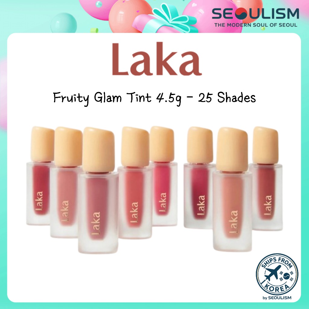 [LAKA] Fruity Glam Tint 4.5g – 25 เฉดสี | Glossy Hydrating Lip Tint ...