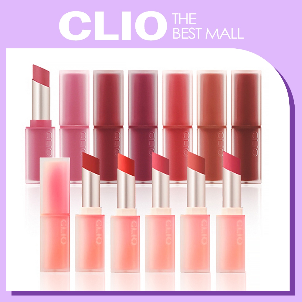 [CLIO] Chiffon Mood Lip เครื่องสำอาง เกาหลี ของแท้ ยอดนิยม ลิปสติก ...