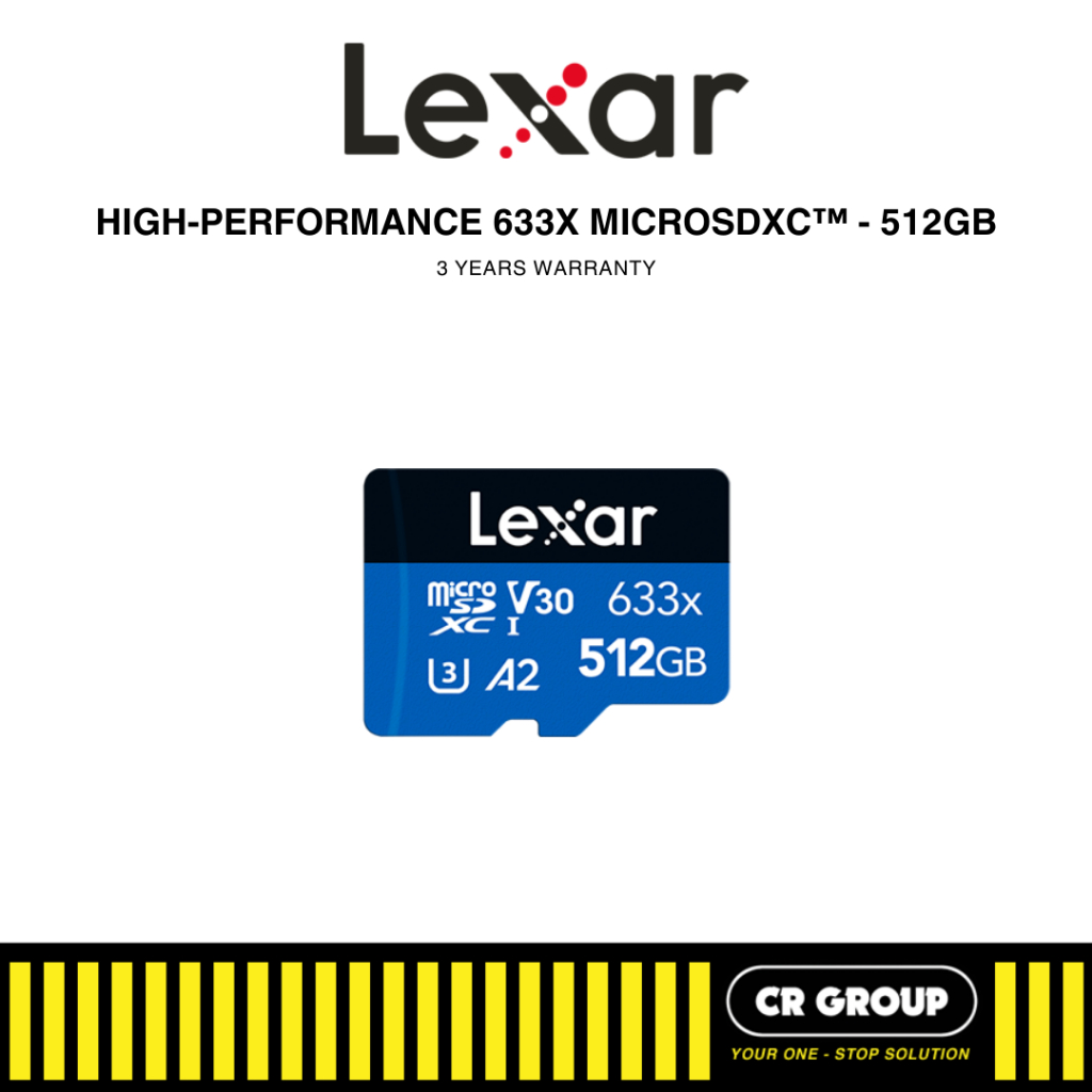 Lexar High-Performance 633x microSDHC /microSDXC UHS-I Card BLUE Series 128GB/256GB/512GB การ์ด ...