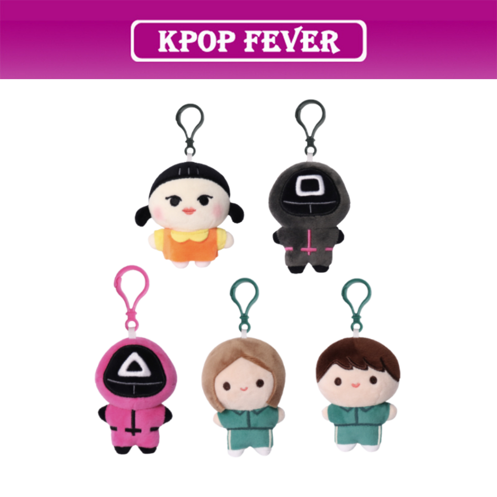 NETFLIX SQUID GAME OFFICIAL MD / Flat Plush Toy Keyring | Shopee Thailand