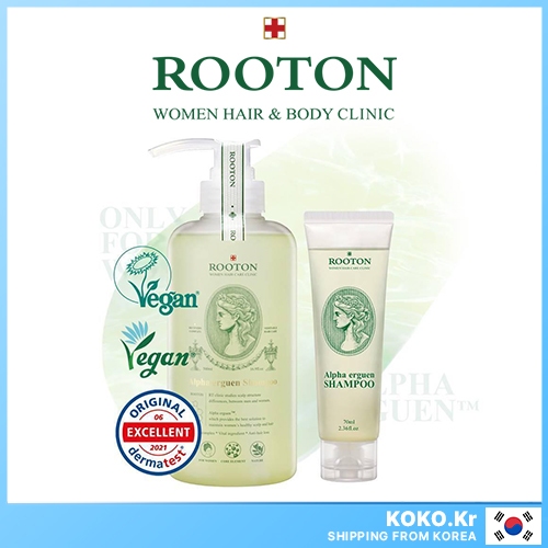 Rooton Alpha Ergen Shampoo 500ml + 70ml พร้อม FREEBIES | Shopee Thailand