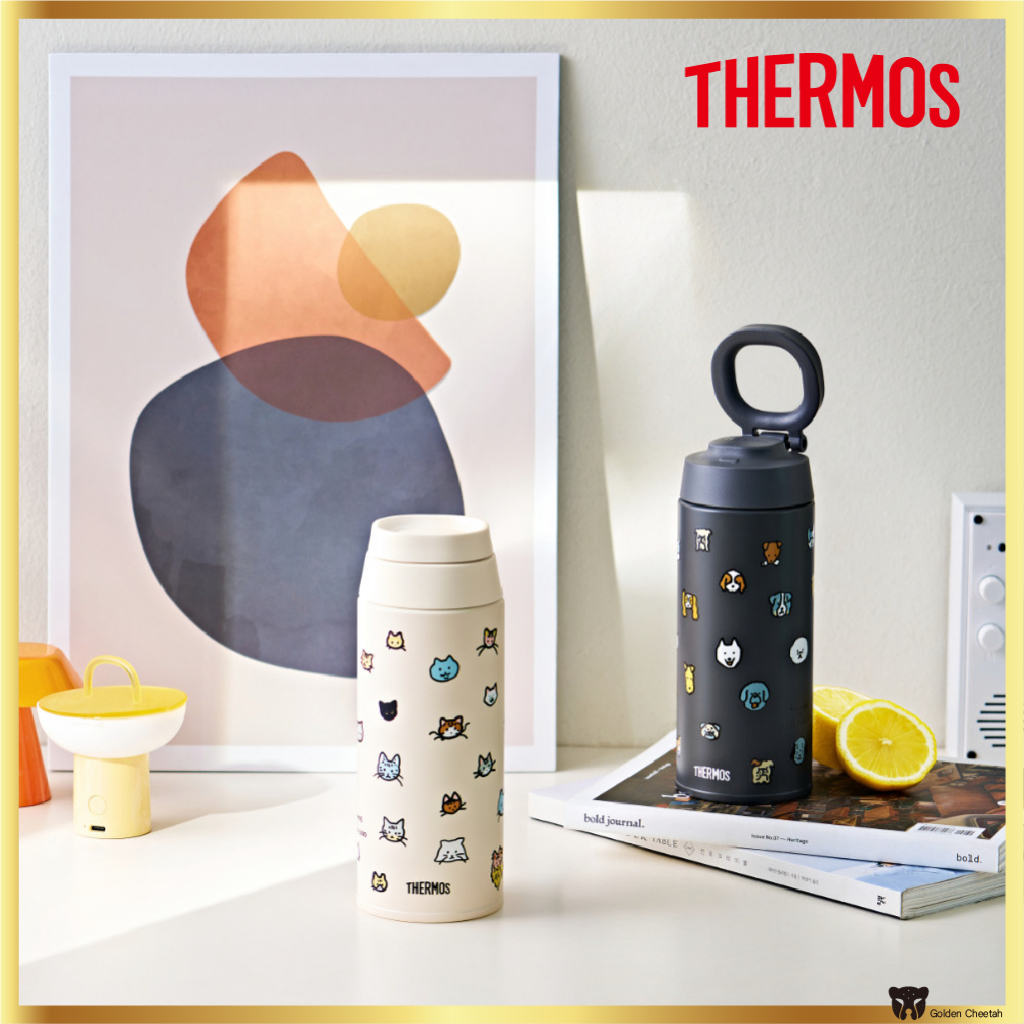 Thermos x Zero per Zero Puppy Illustration Carry Loop Tumbler 500ml | Shopee Thailand