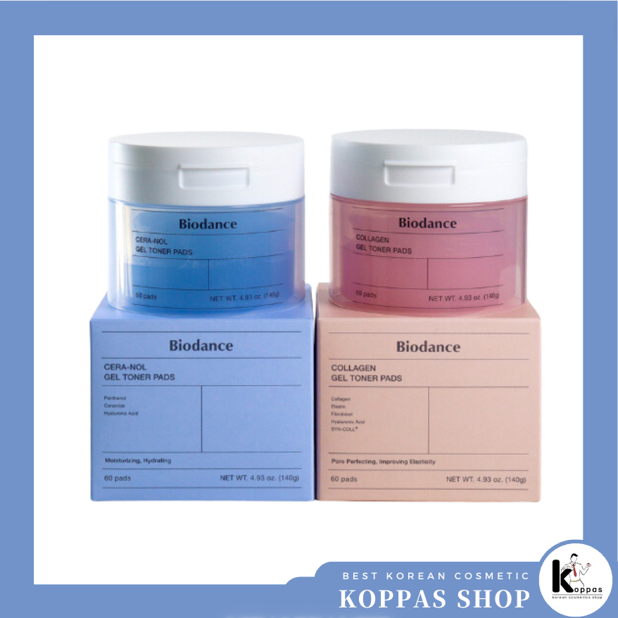 2024 ใหม่!! [BIODANCE] Collagen Gel Toner Pad & Cera-Nol Gel Toner Pad ...