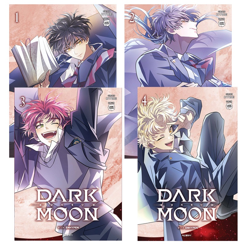 [ฉบับเกาหลี] Dark Moon: แท่นบูชาเลือดด้วย Enhypen vol. 1 -4 โดย HYBE ...