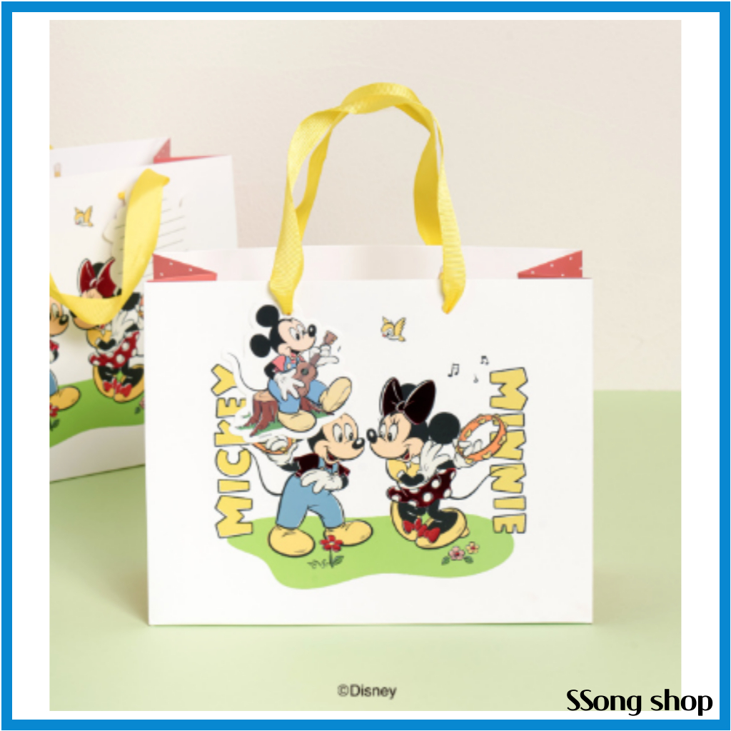 Daiso Korea Disney Mickey Friends Mini Shopping Bags 5 ชิ้น | Shopee ...